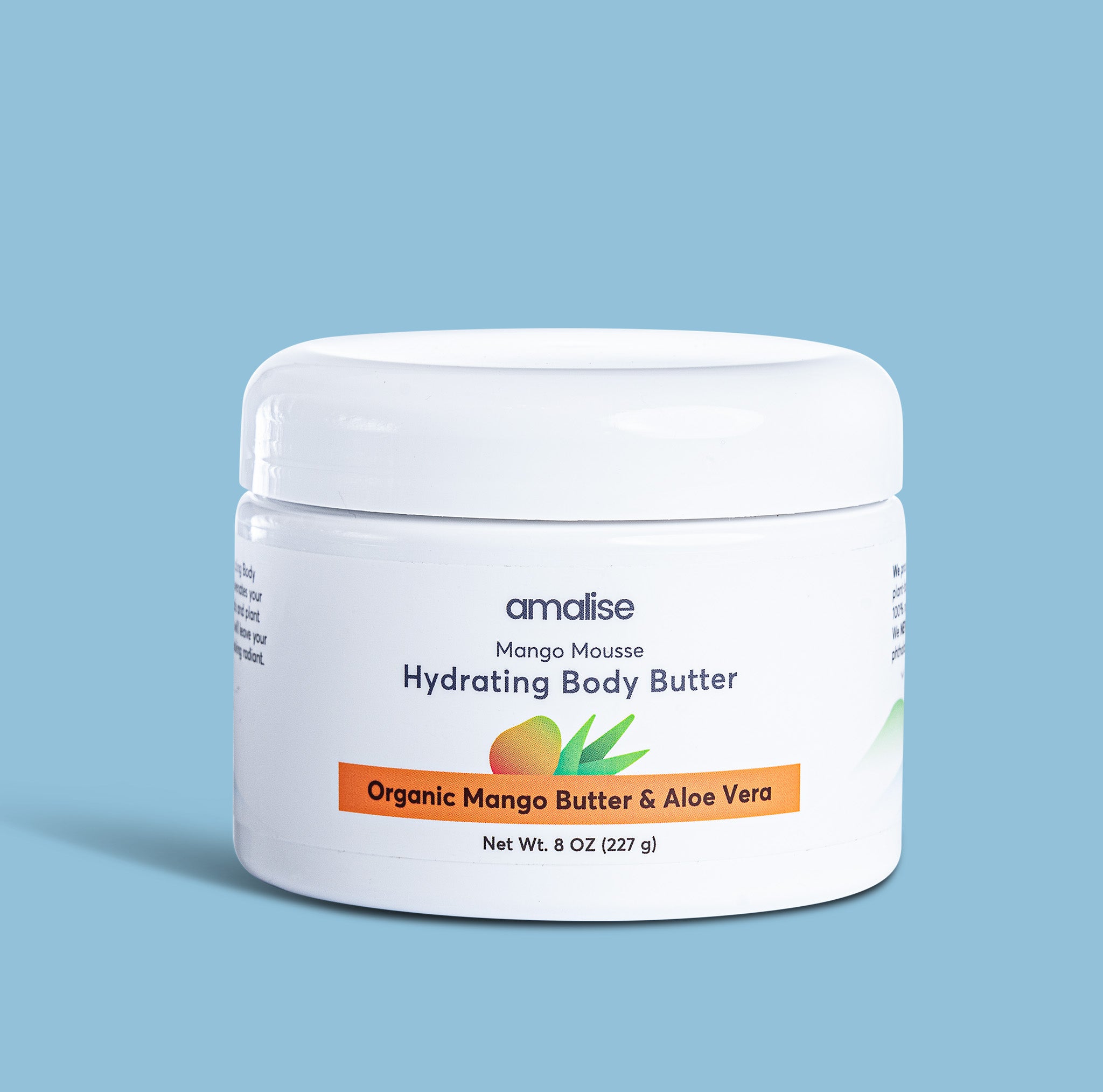 Organic Mango & Shea Body Butter | Hydrating Cream | Amalise